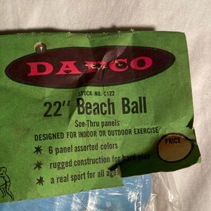 Vintage | Toys | Vintage Draco 22 Beach Ball | Poshmark